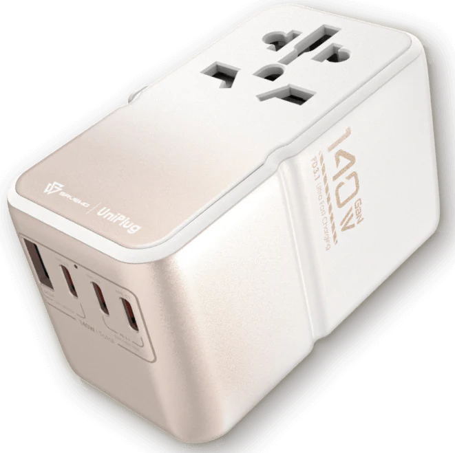 「地上最強」旅行火牛 - Savewo UniPlug 140W PD3.1全球旅行快充插頭 ***另送TripLabb 100W 充數據線 – WOW Living Shop